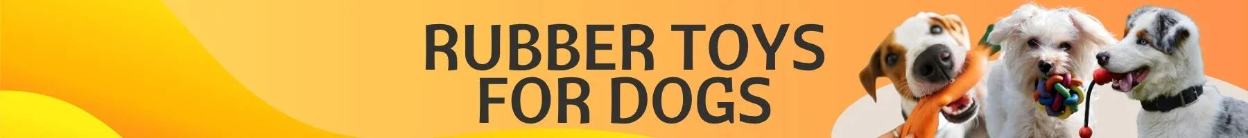 Rubber Dog Toys – Tough, Safe & Fun Chew Toys for Dogs – Pet Bites