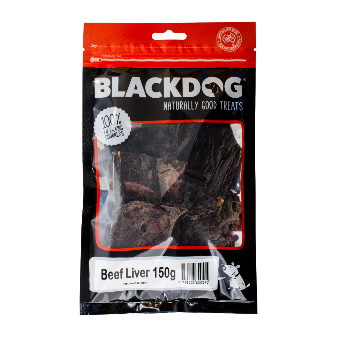 Black Dog Beef Liver 150g | Pet Bites