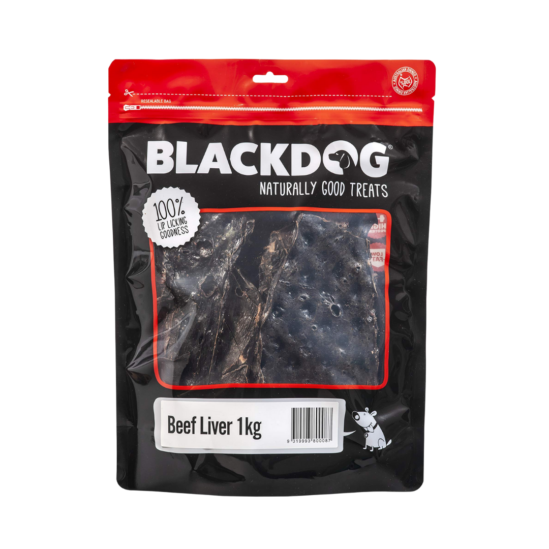 Black Dog Beef Liver 1kg | Pet Bites