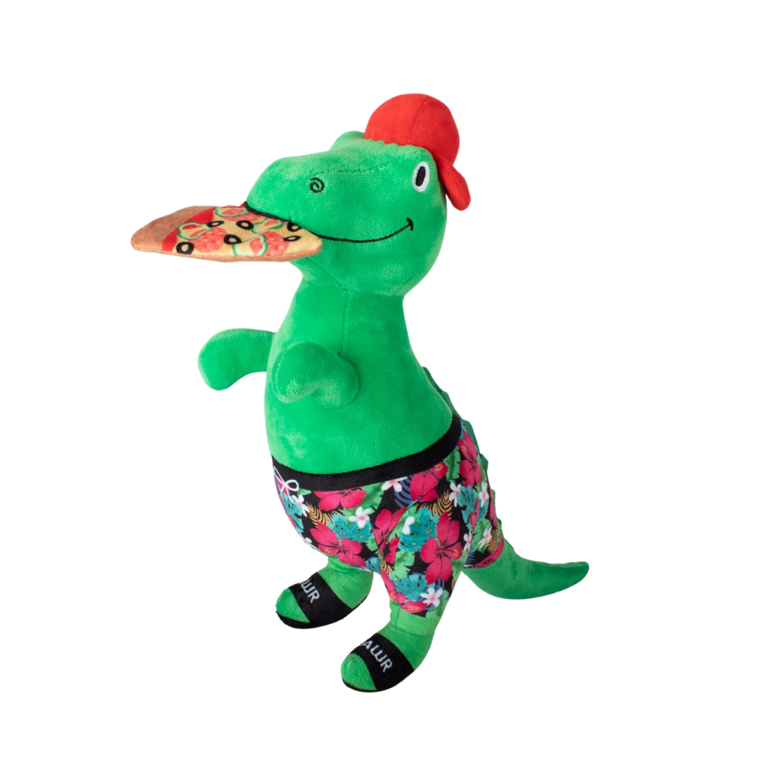 FRINGE STUDIO PIZZASAURUS REX PLUSH - EXTRA LARGE