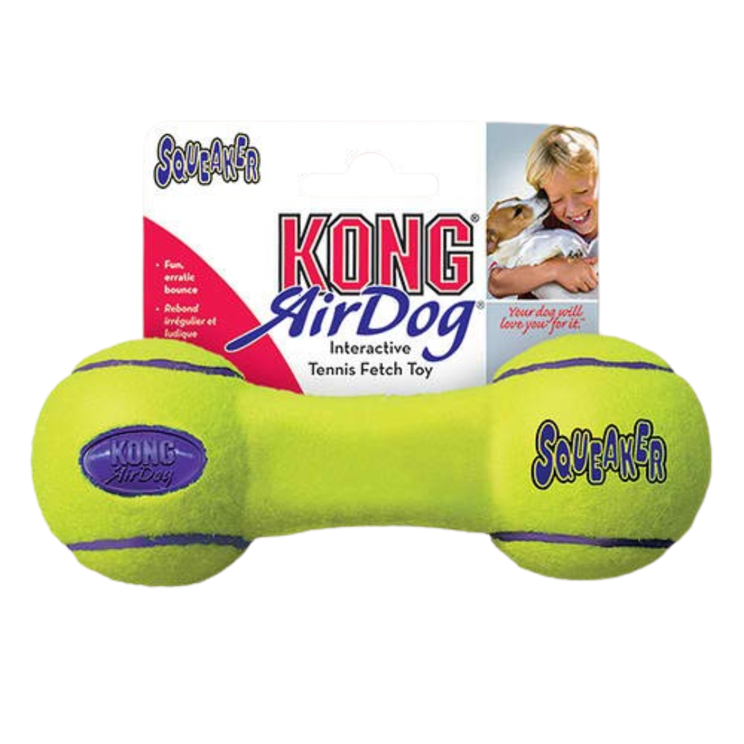 KONG DOG AIRDOG SQUEAKER DUMBBELL LARGE (ASDB1) – Pet Bites