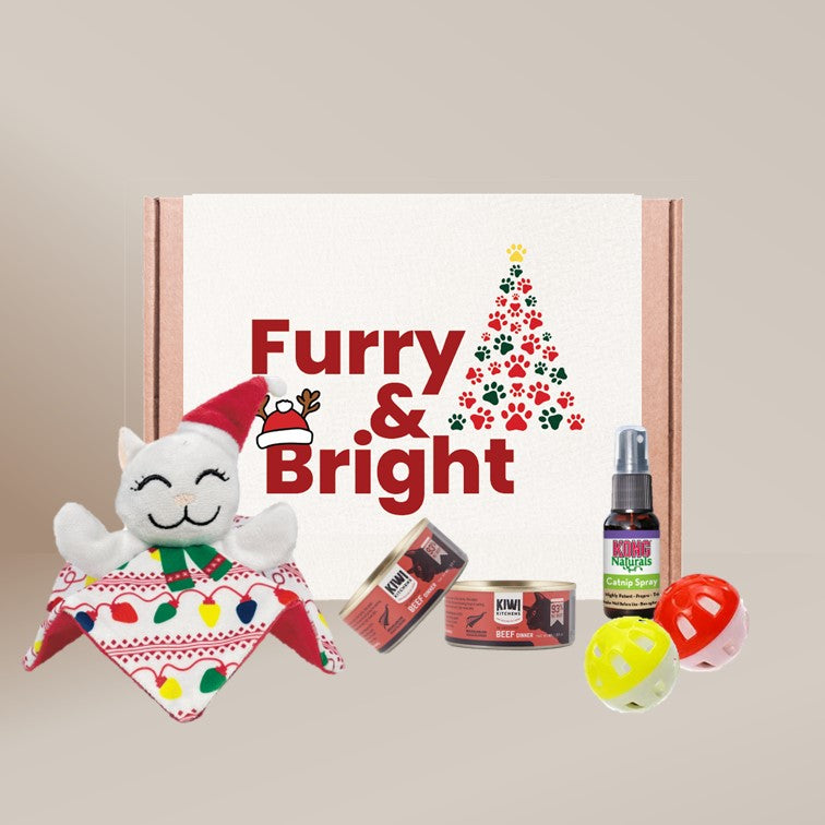 Buy Merry Meowmas Cat Hamper | Petbites