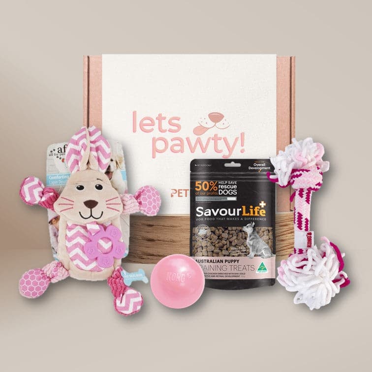 Puppy Pink Hamper - A Special Treat for Your Pup | Petbites