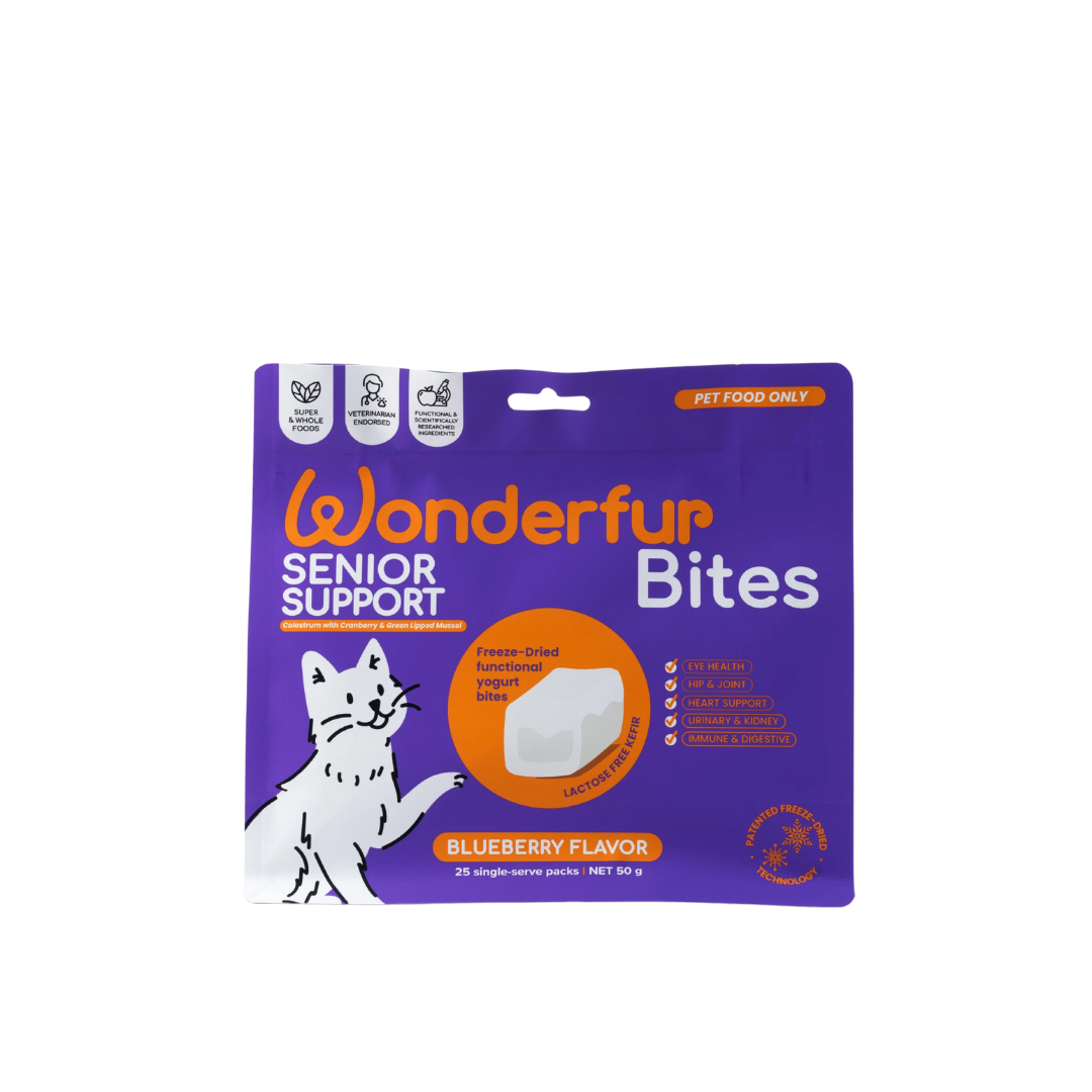 WONDERFUR CAT BITES SENIOR SUPPORT 50G – Pet Bites