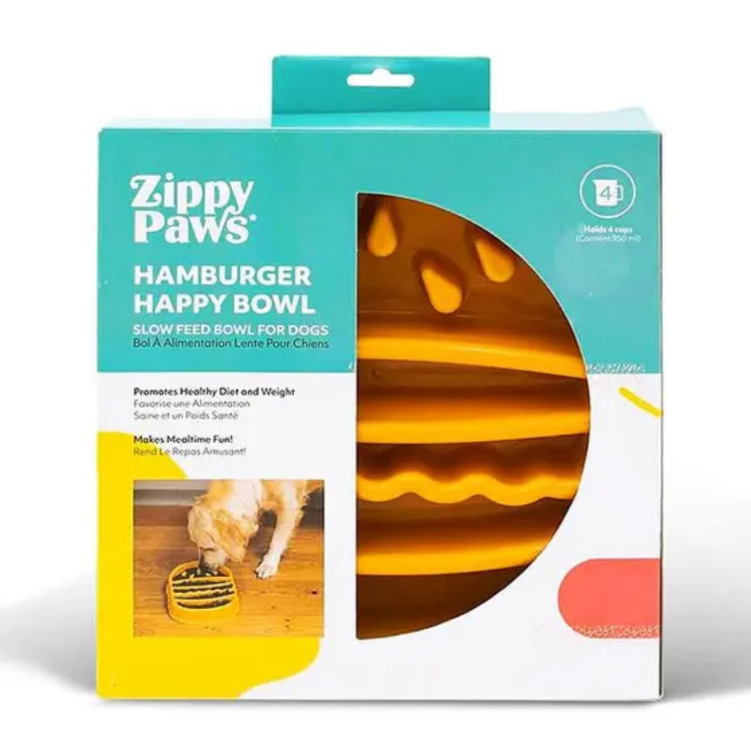 ZIPPYPAWS HAPPY BOWL - BURGER – Pet Bites