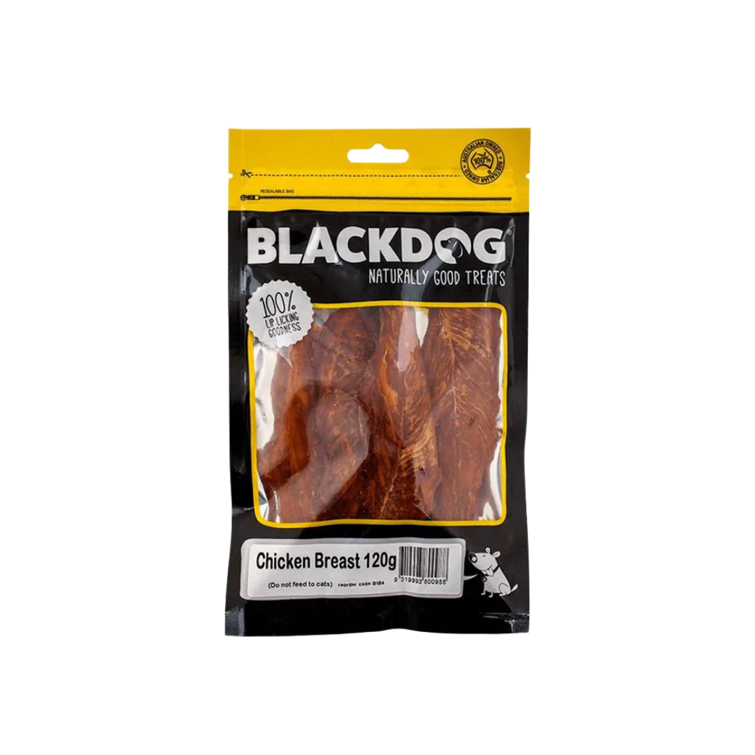 Black Dog Chicken Breast Fillet 120g | Pet Bites