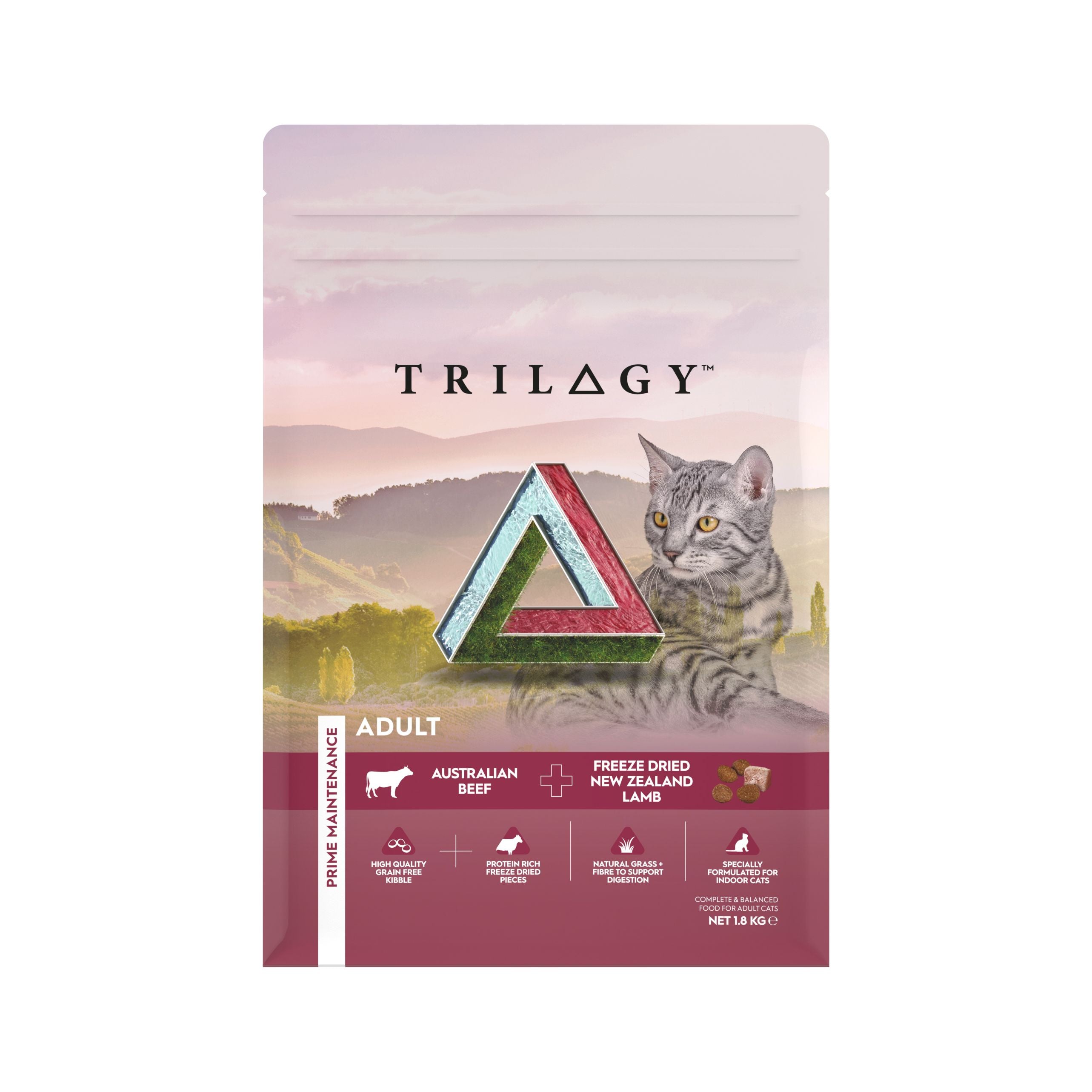 TRILOGY ADULT CAT BEEF 1.8KG – Pet Bites