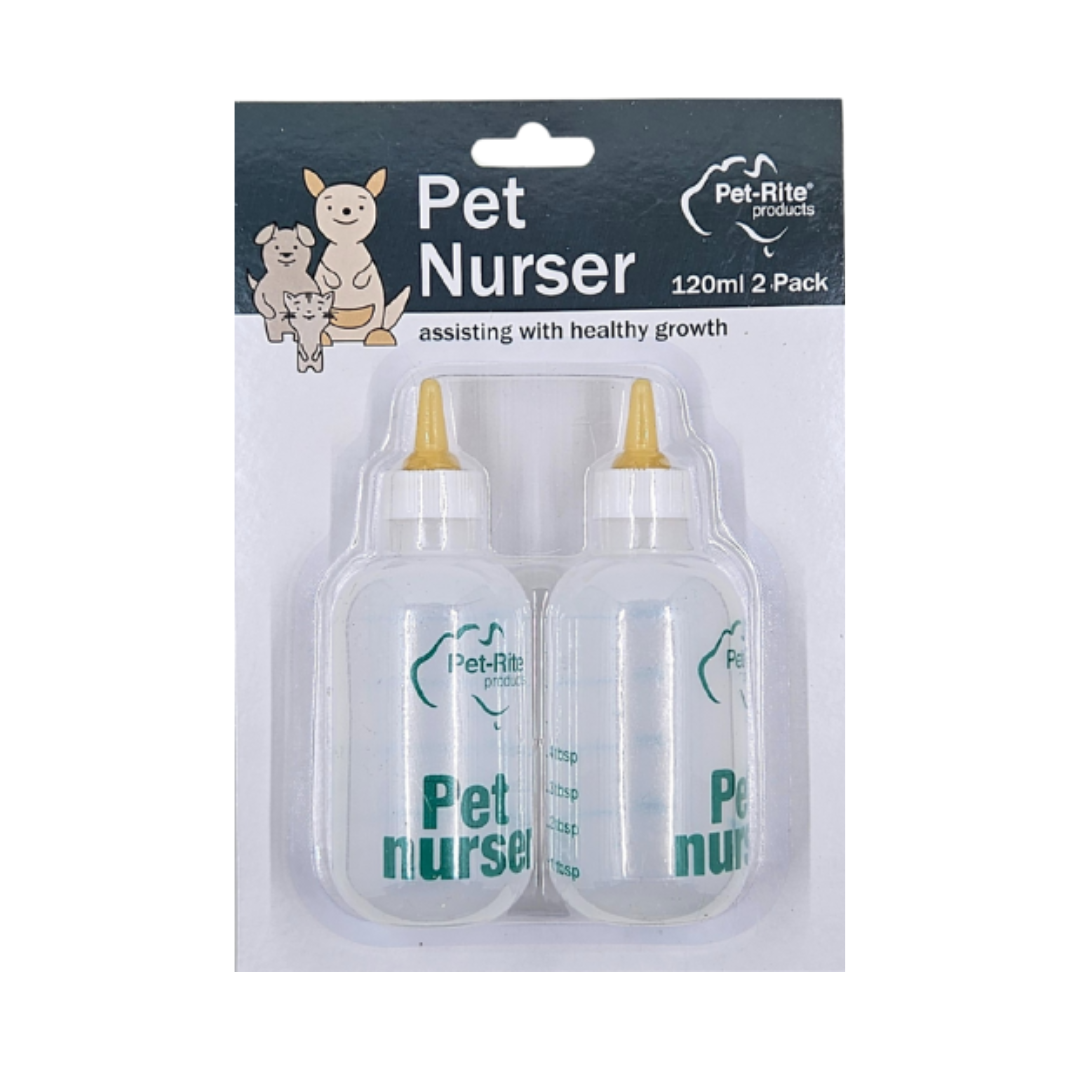 PETRITE NURSER BOTTLE 120ML 2 PACK – Pet Bites