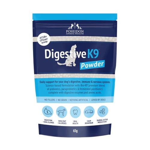 Poseidon Digestive K9 Powder 65g | Pet Bites