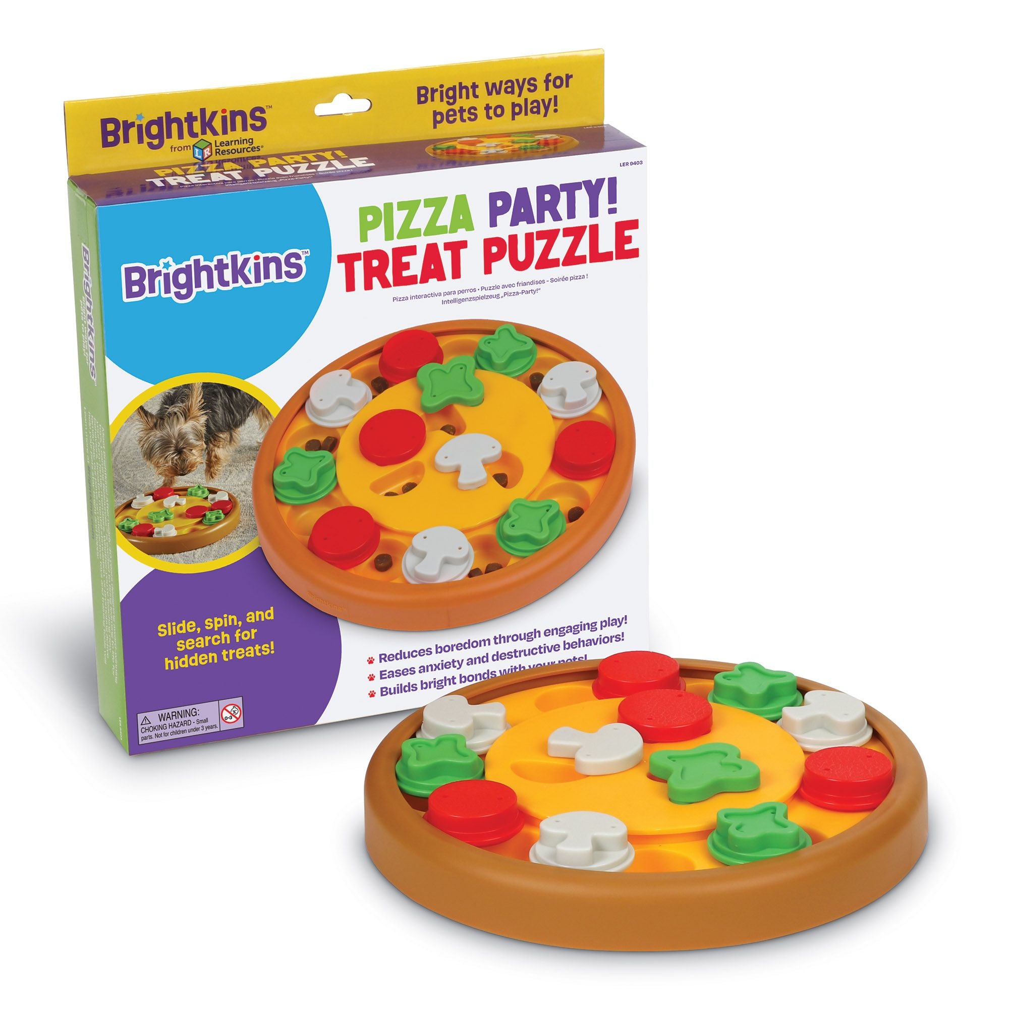 BRIGHTKINS PIZZA PARTY INTERACTIVE PUZZLE – Pet Bites