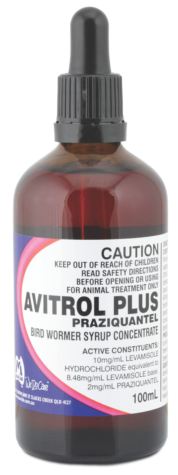 AVITROL PLUS BIRD WORMER SYRUP 100ML – Pet Bites