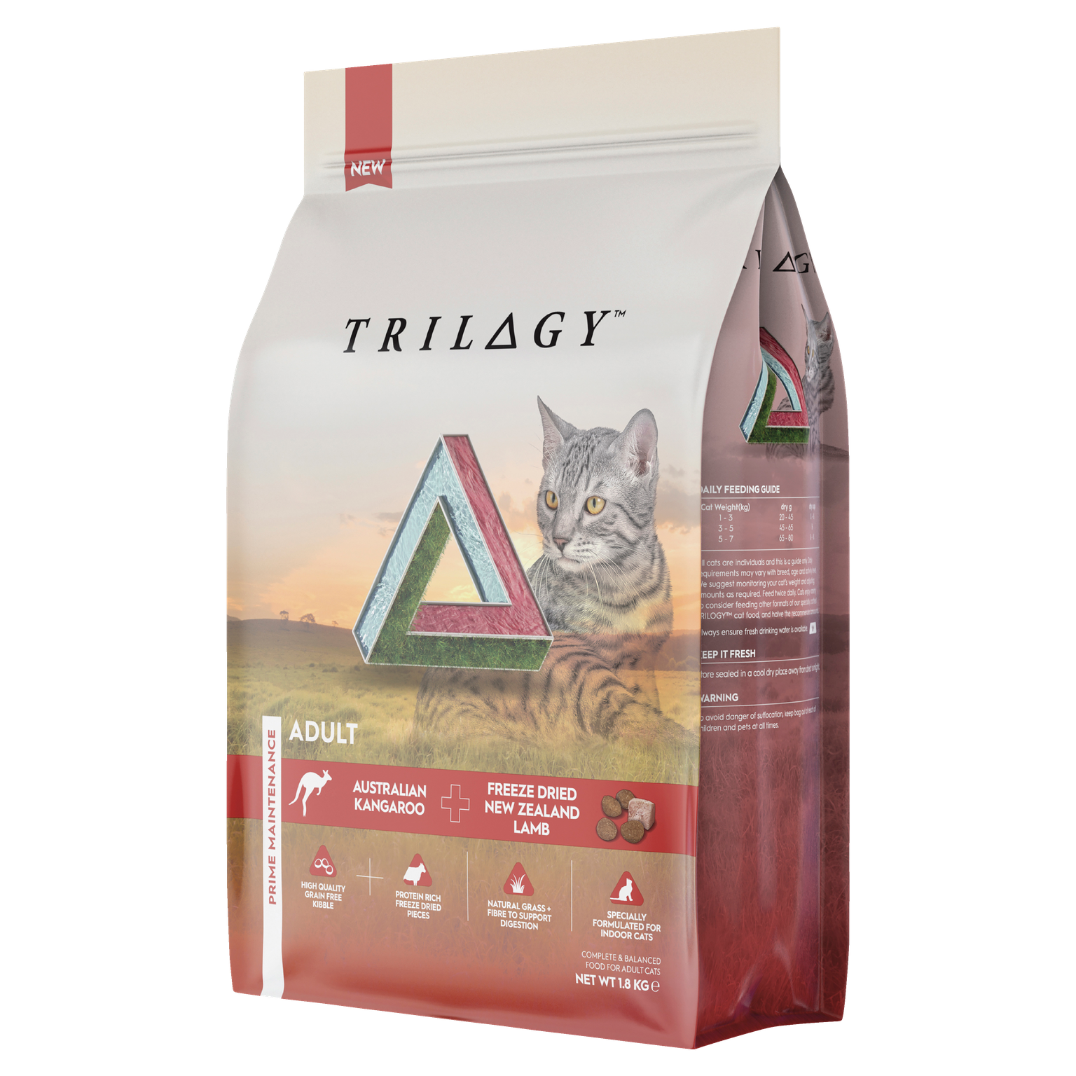 Trilogy Adult Cat Kangaroo 1.8kg | PetBites – Pet Bites