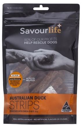 SAVOURLIFE AUSTRALIAN DUCK STRIPS STRIPS 150G – Pet Bites