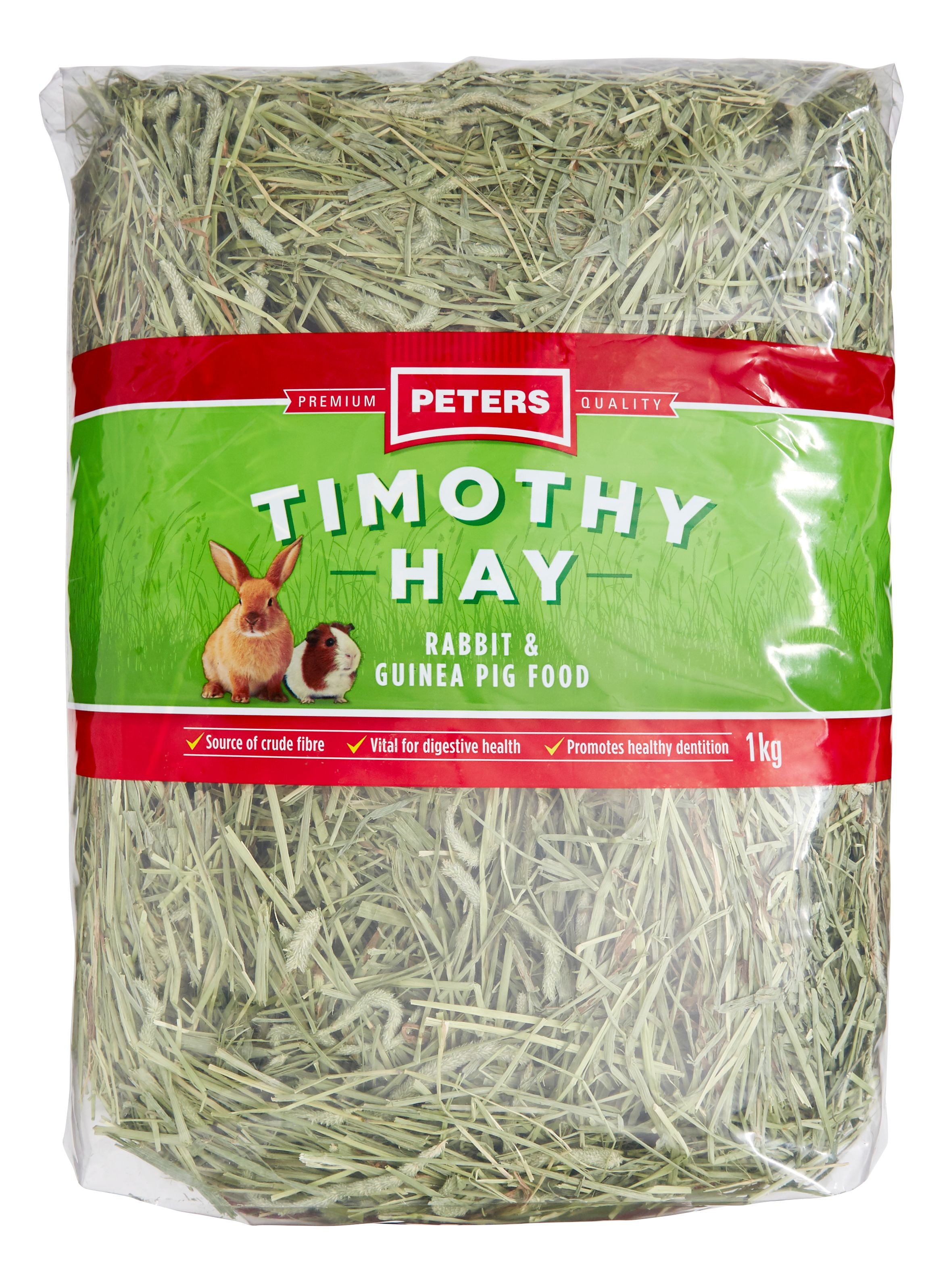 PETERS TIMOTHY HAY RABBIT & GUINEA PIG FOOD 1KG – Pet Bites